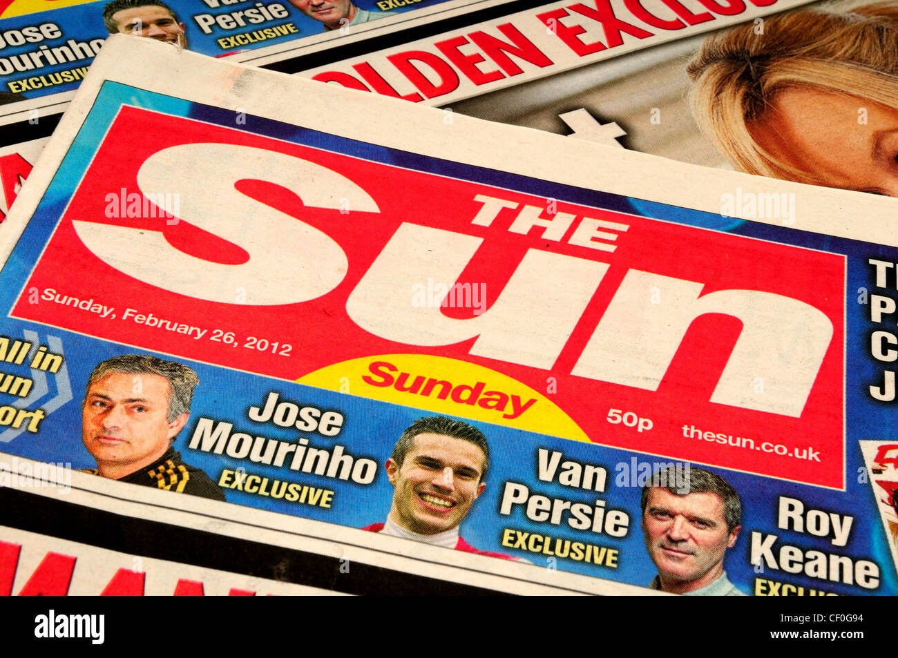 Sun Newspaper Front Page Stock Photos & Sun Newspaper Front Page Stock ...