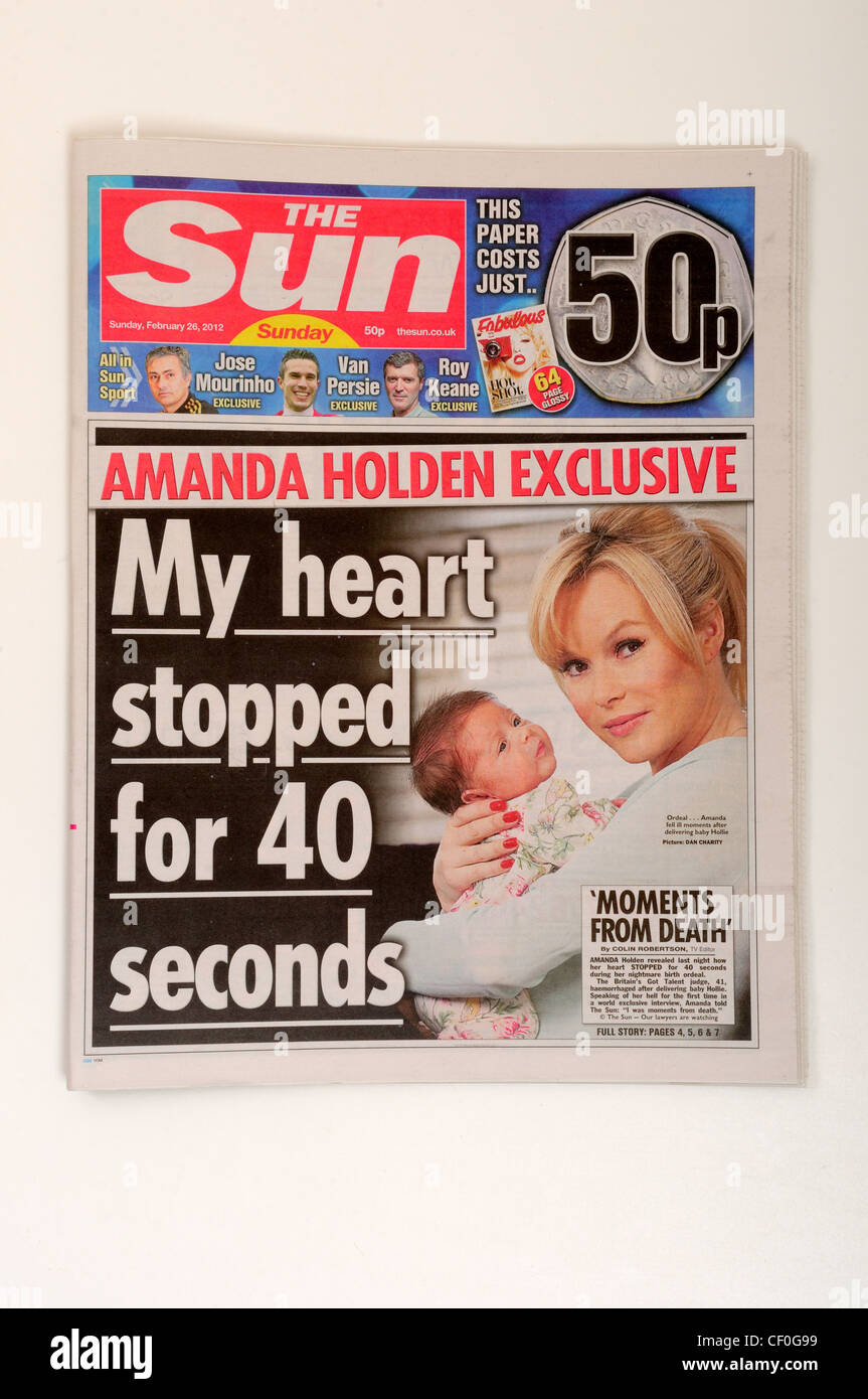 The sun front cover newspaper hi-res stock photography and images - Alamy