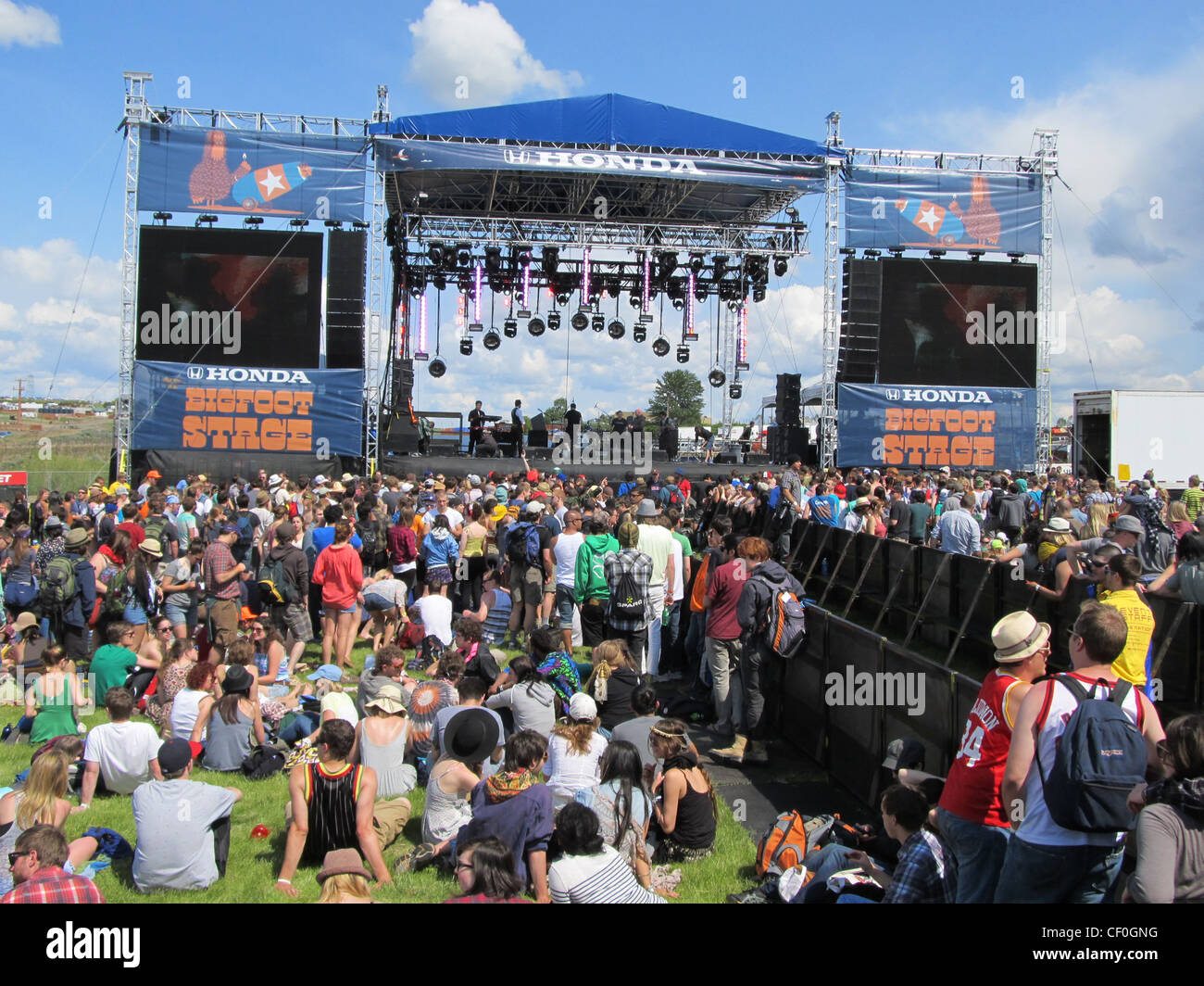 Stage at Sasquatch Music Festival in Washington, USA Stock Photo - Alamy