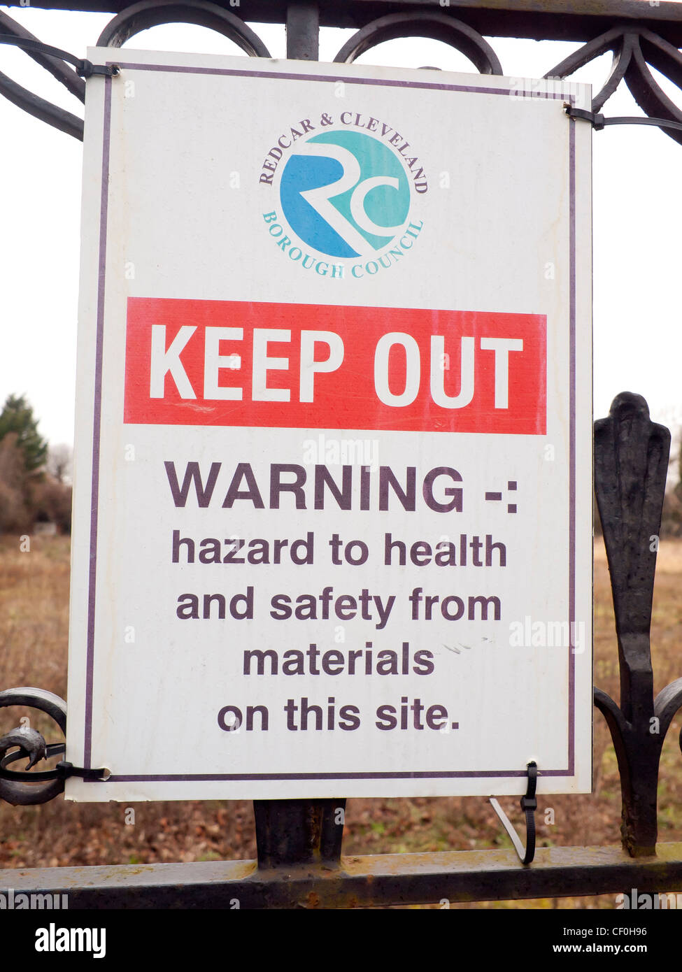 Council warning hi-res stock photography and images - Alamy