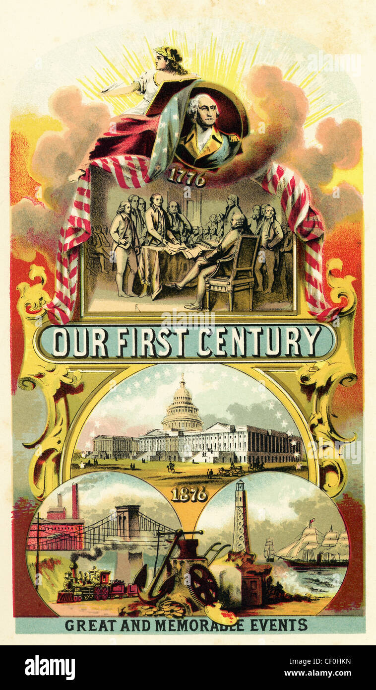 The figures and scenes represent events in the first hundred years of ...