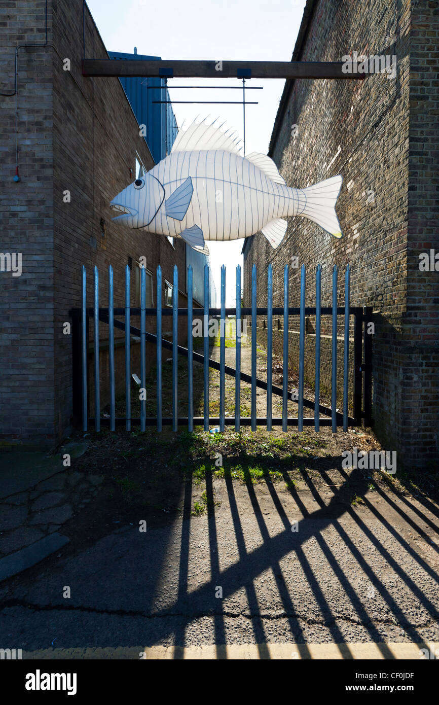 Paper Fish by Peter Hilary (Cholo), (Trinity Buoy Wharf Project ...