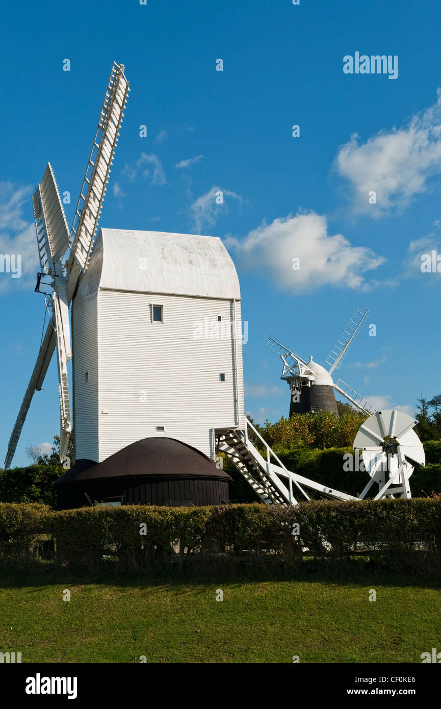The Jack and Jill windmills Stock Photo - Alamy