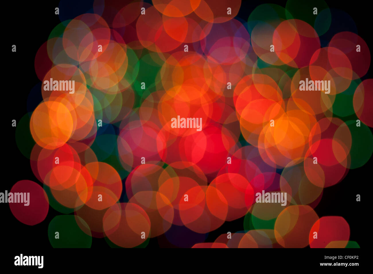 Blurry pattern of colorful decoration lights Stock Photo - Alamy