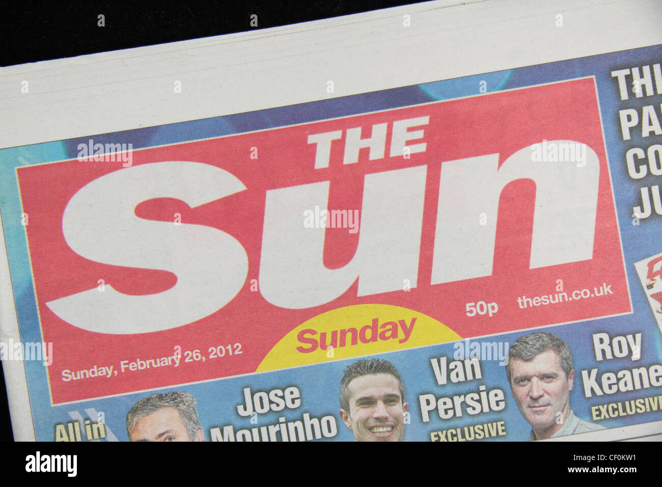 Newspaper mastheads hi-res stock photography and images - Alamy