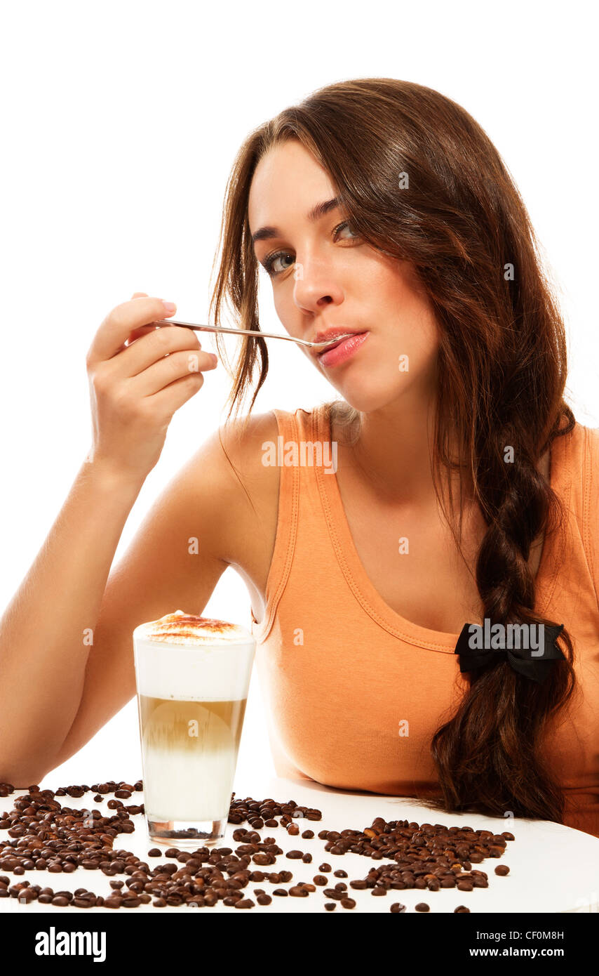 Woman froth on mouth hi-res stock photography and images - Alamy