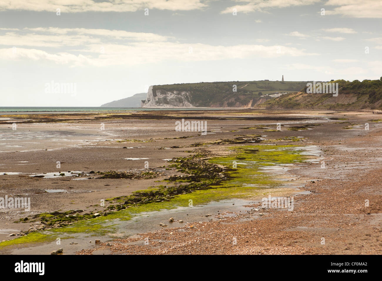 UK, England, Isle of Wight, Bembridge, Whitecliff Bay, with Earl of ...