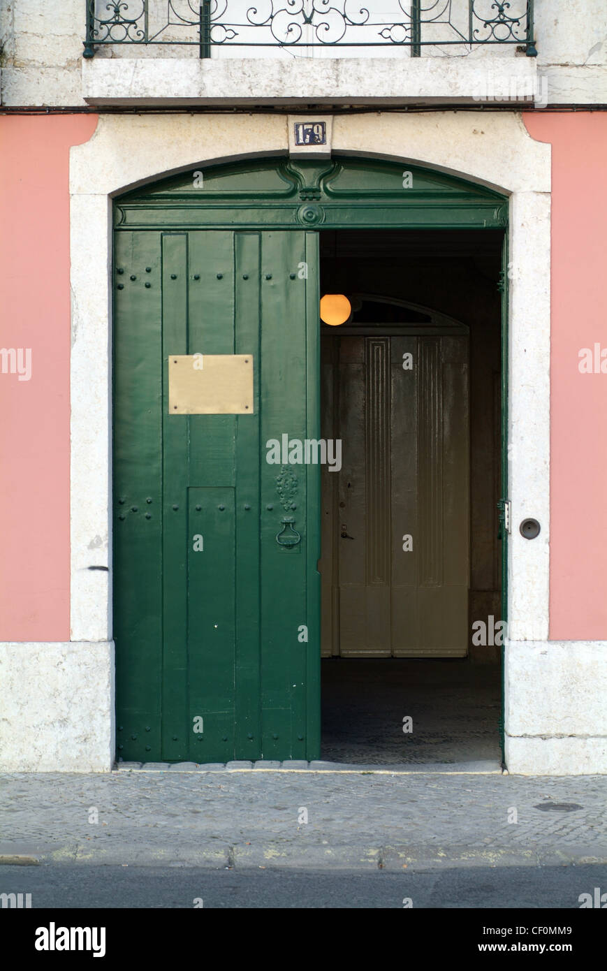 Lisbon typical door Stock Photo - Alamy