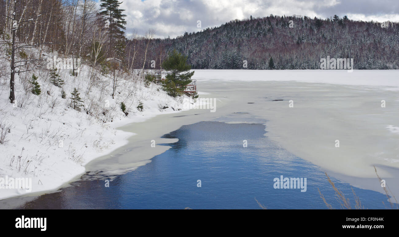 River at spring thaw Stock Photo - Alamy