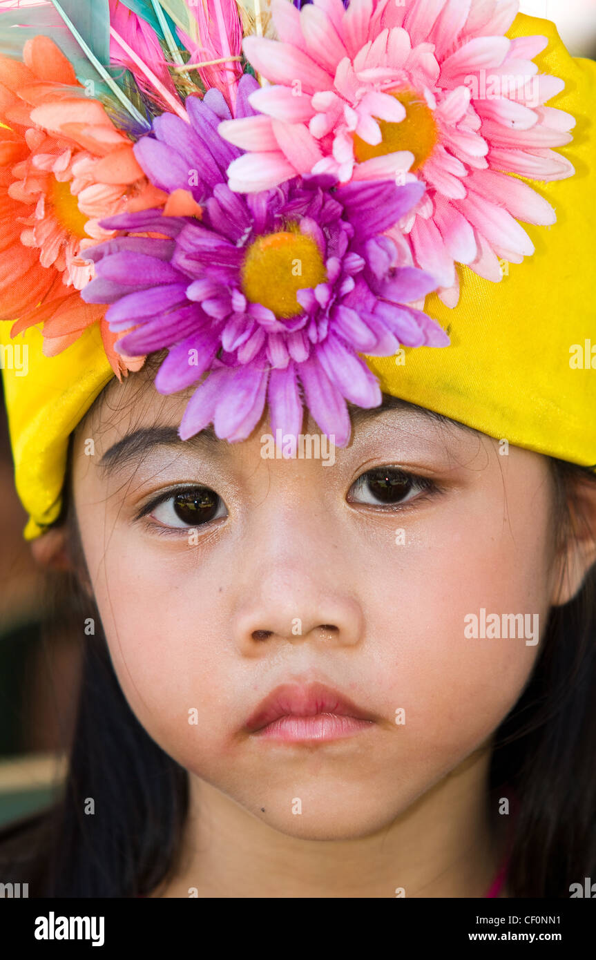 Full Moon ceremonial dance, Puputan Square denpasar, bali Stock Photo ...