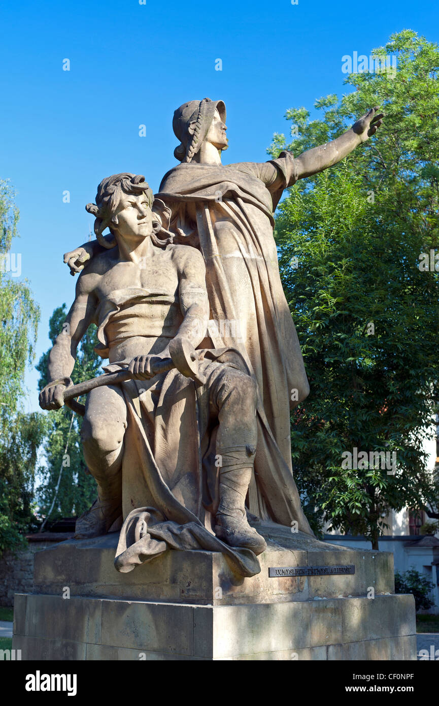 Prague vysehrad premysl libuse statue hi-res stock photography and ...