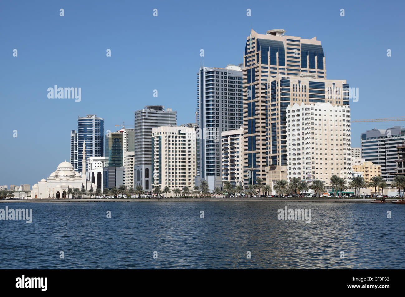 Sharjah City skyline, United Arab Emirates Stock Photo - Alamy