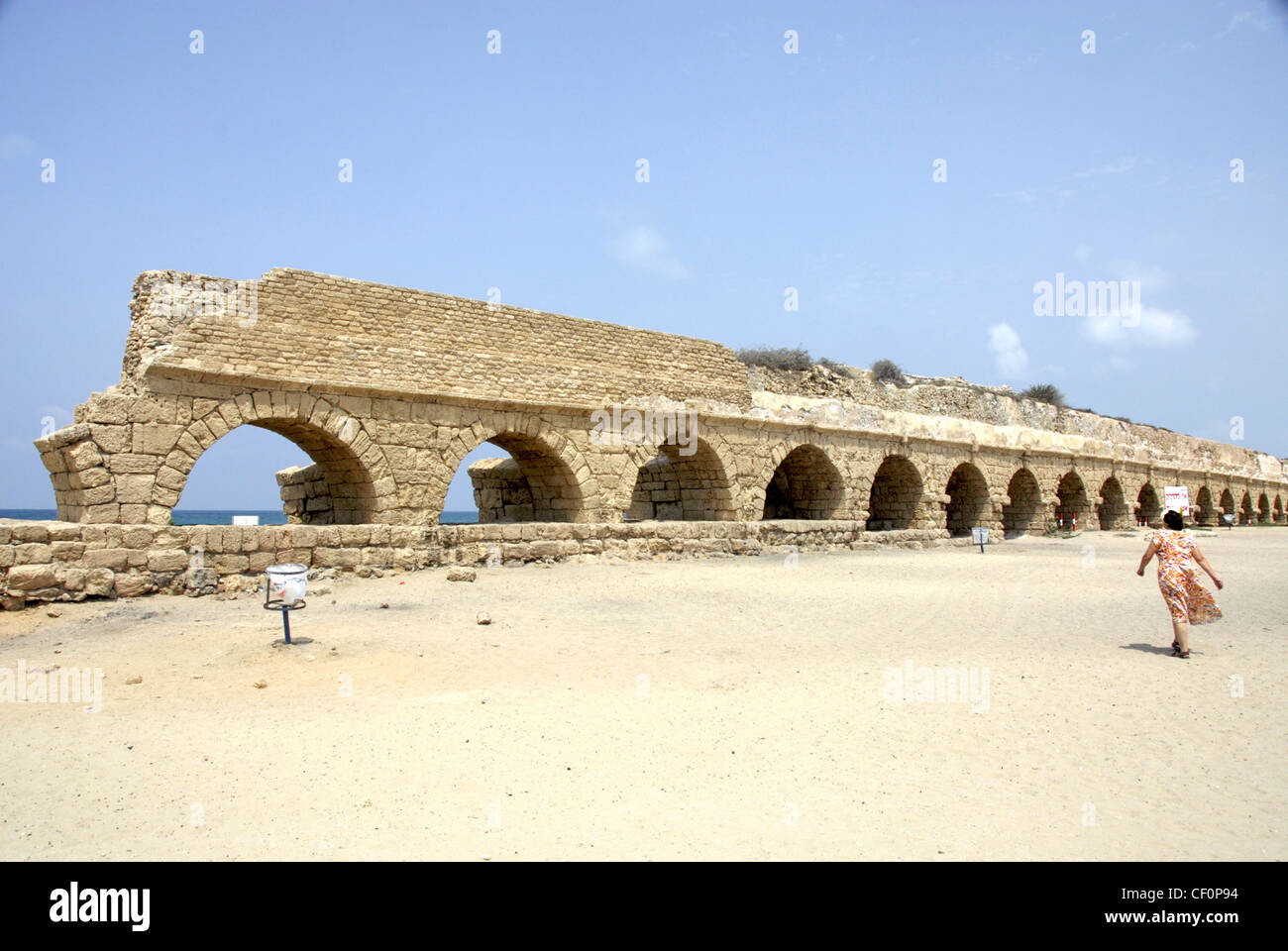 Caesarea aqueduct hi-res stock photography and images - Alamy