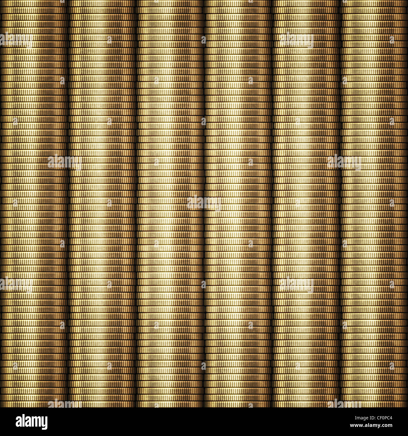 great background of rows of coins Stock Photo - Alamy