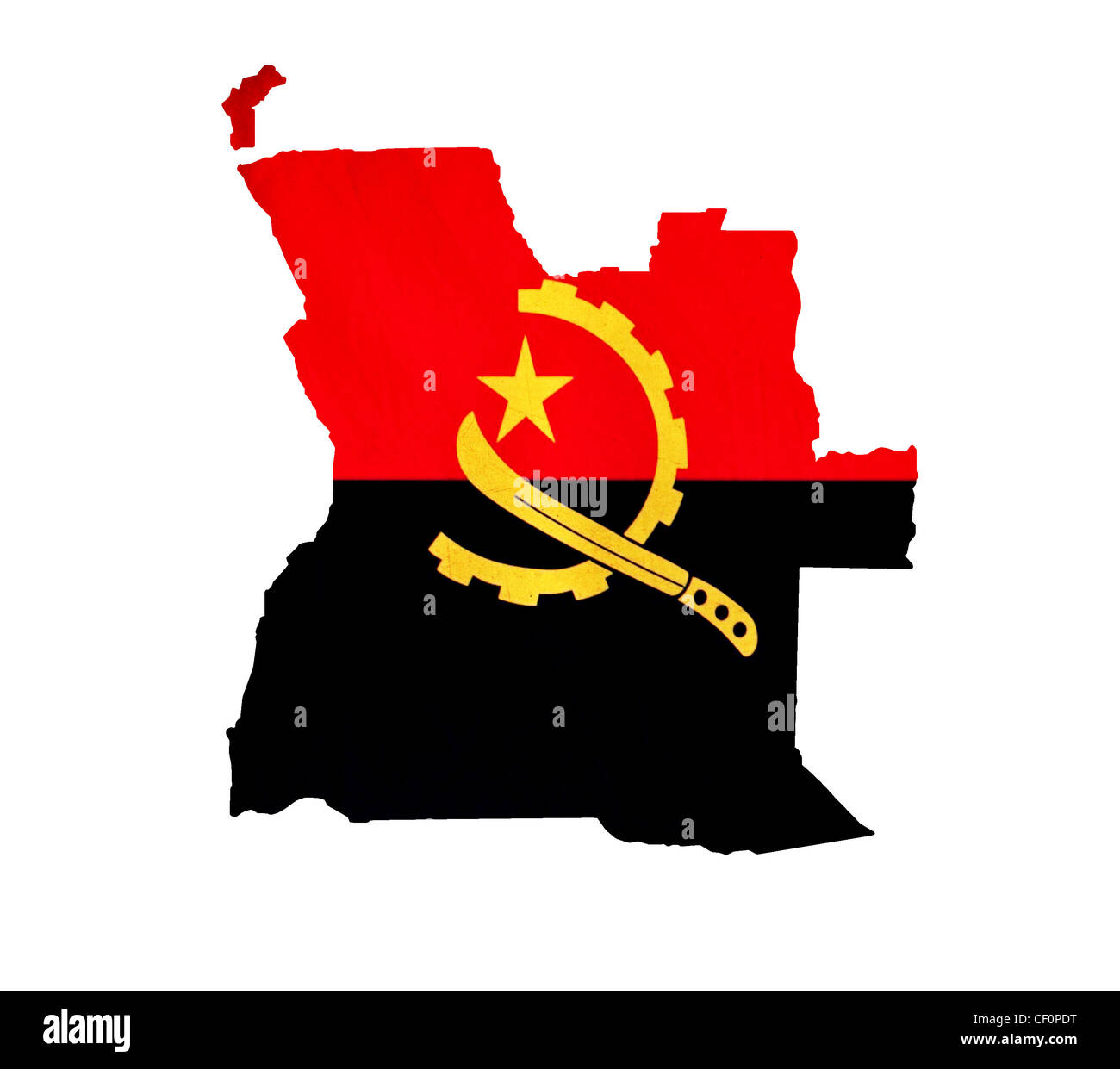 Vector map angola luanda hi-res stock photography and images - Alamy