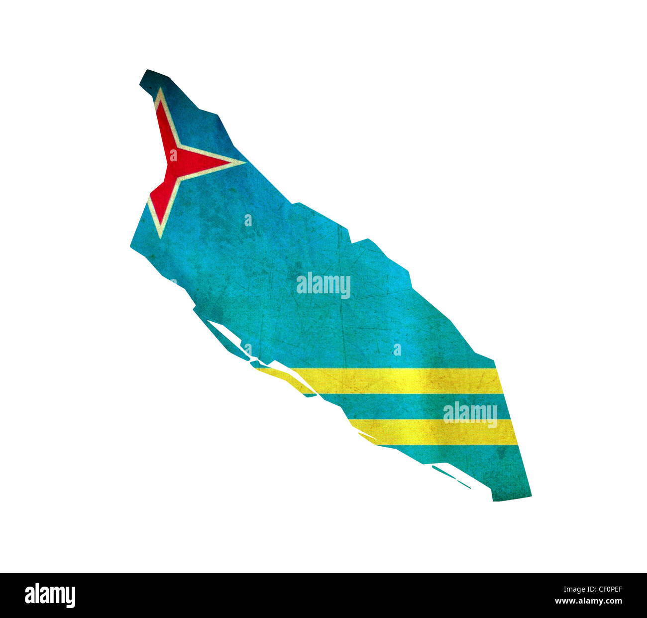Aruba map hi-res stock photography and images - Alamy