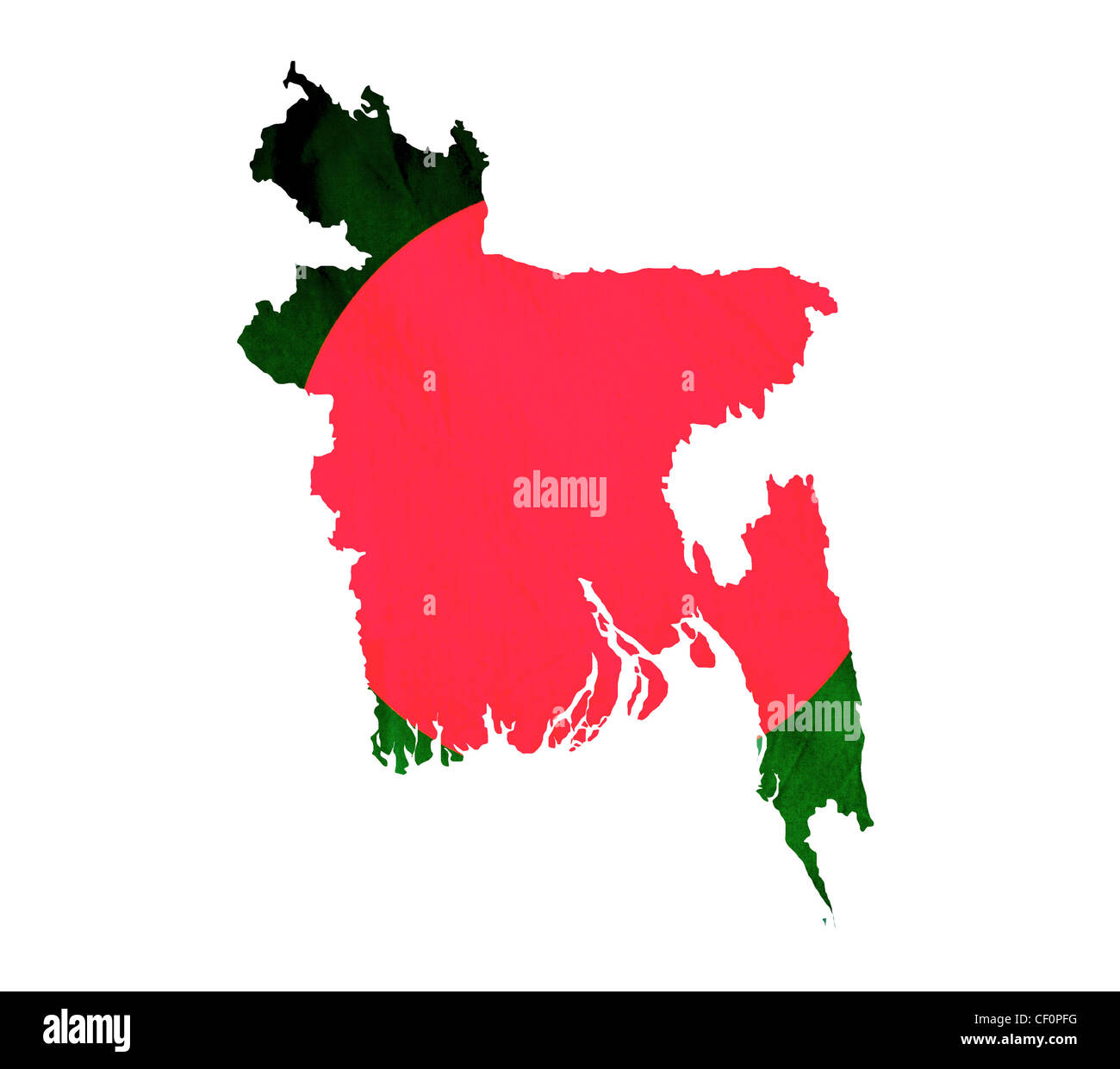Bangladesh map outline hi-res stock photography and images - Alamy