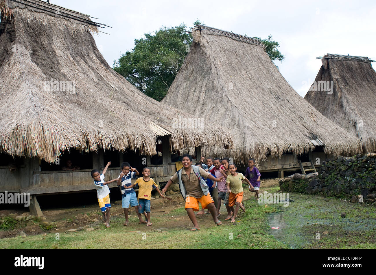 Kampung Wologai moni flores indonesia Stock Photo - Alamy