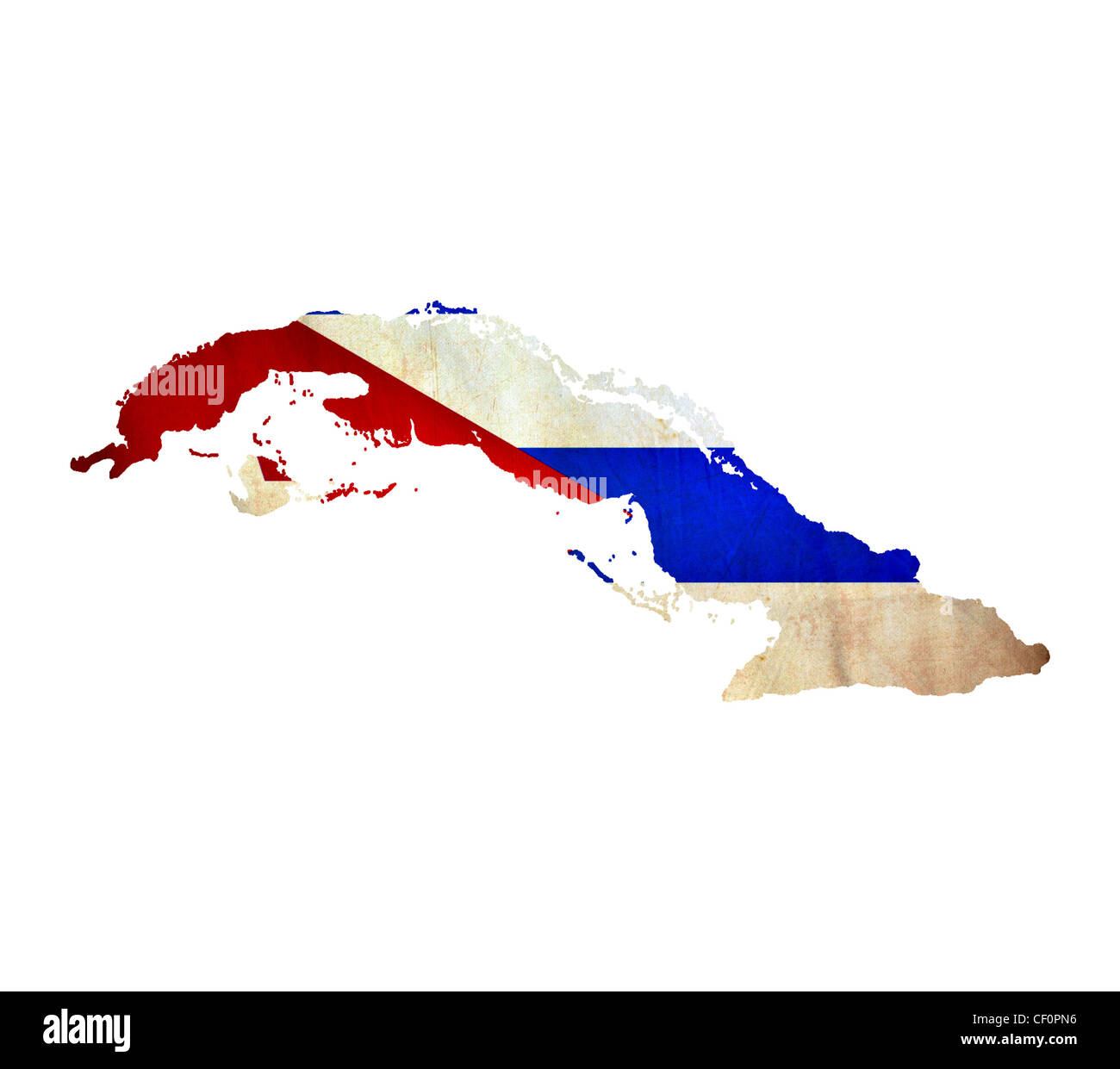 Cuba digital map Cut Out Stock Images & Pictures - Alamy