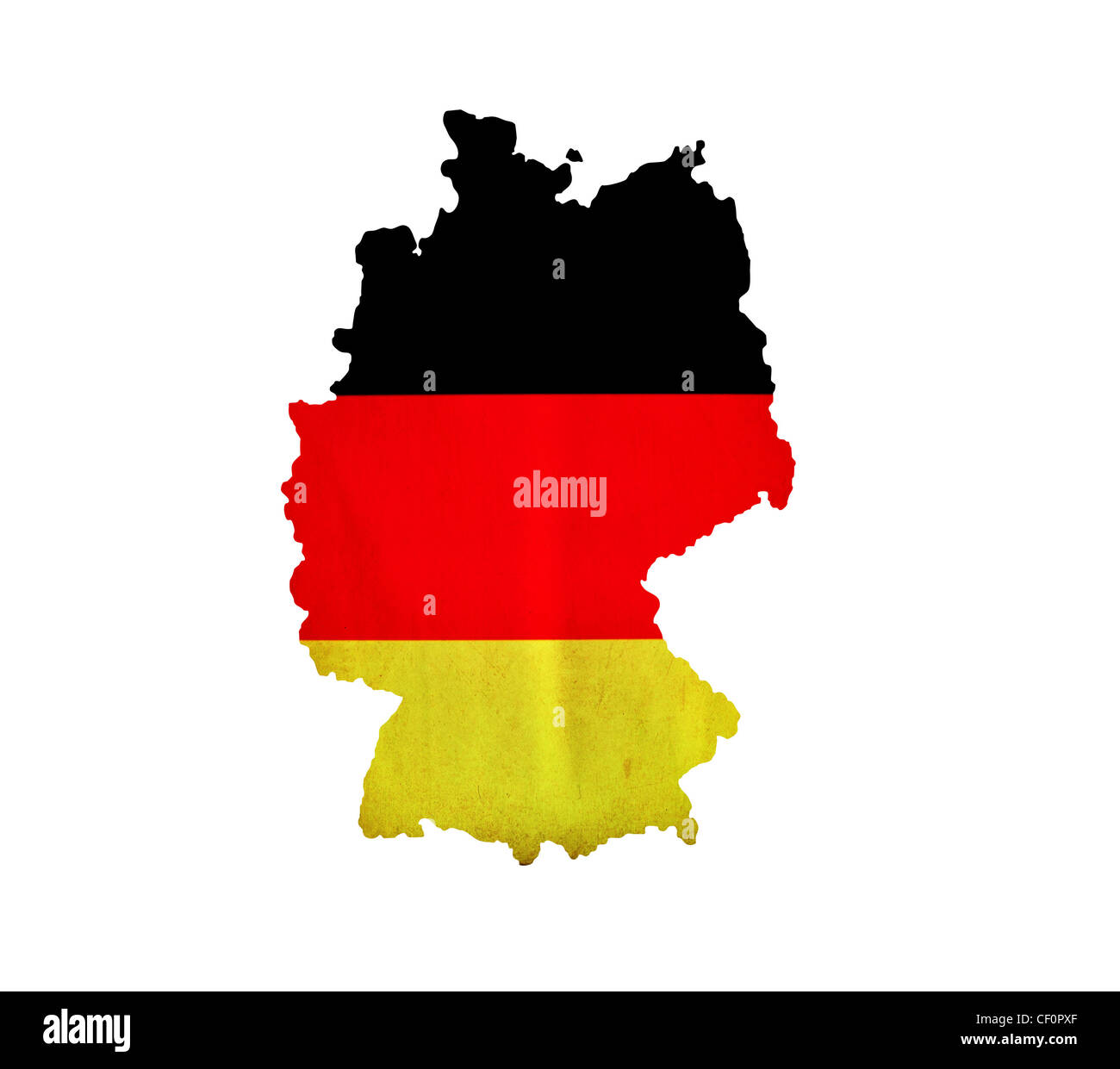 Map of Germany isolated Stock Photo - Alamy