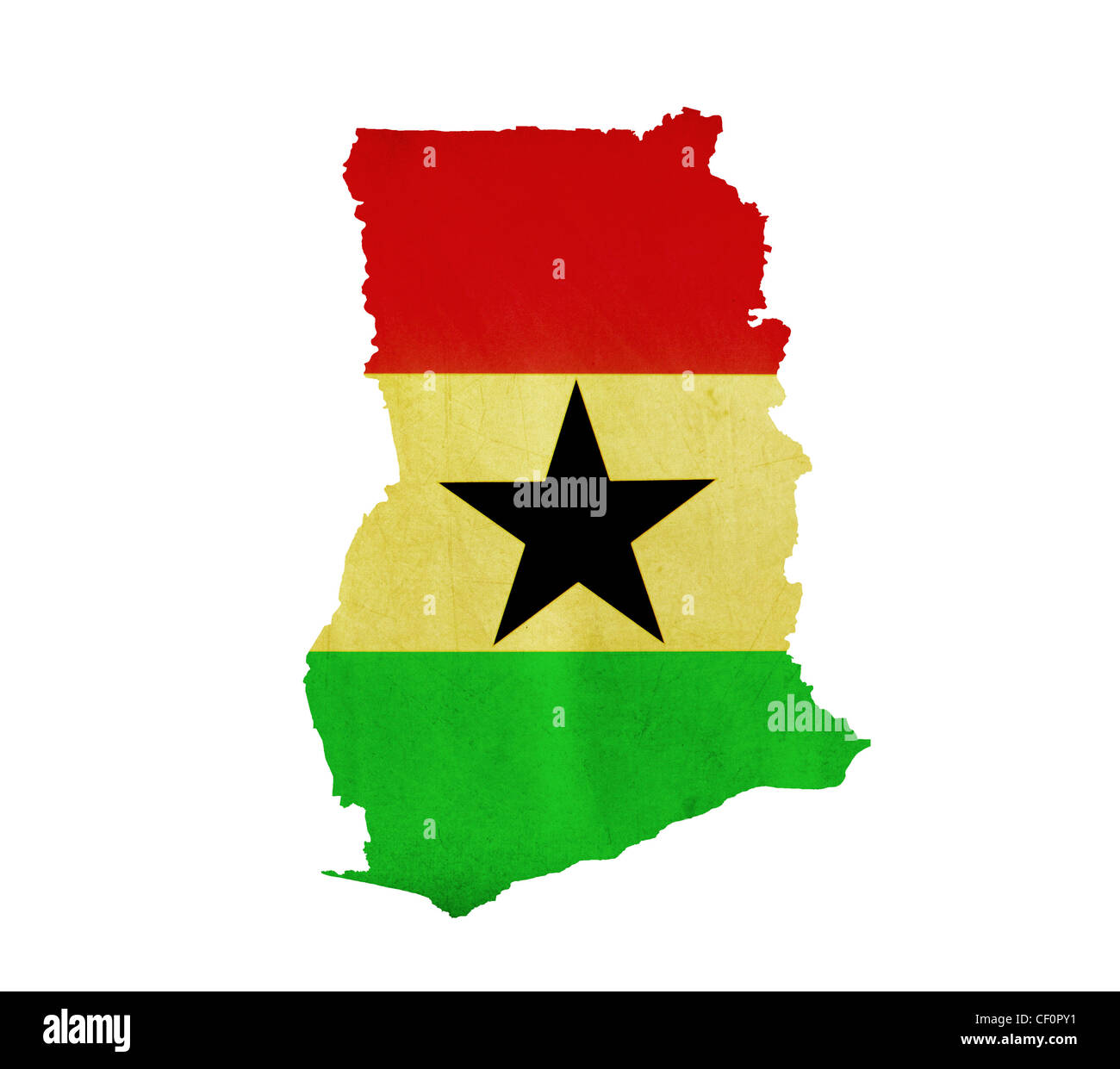 Color map ghana hi-res stock photography and images - Alamy