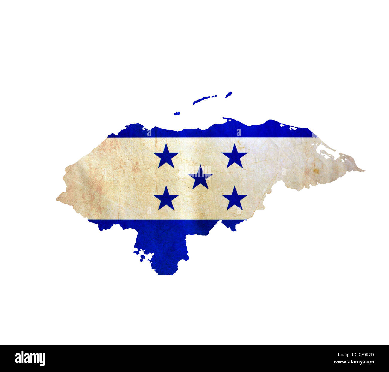 Honduras map vector Cut Out Stock Images & Pictures - Alamy