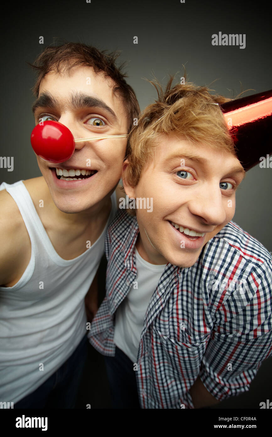 Two funny guys making faces hi-res stock photography and images - Alamy