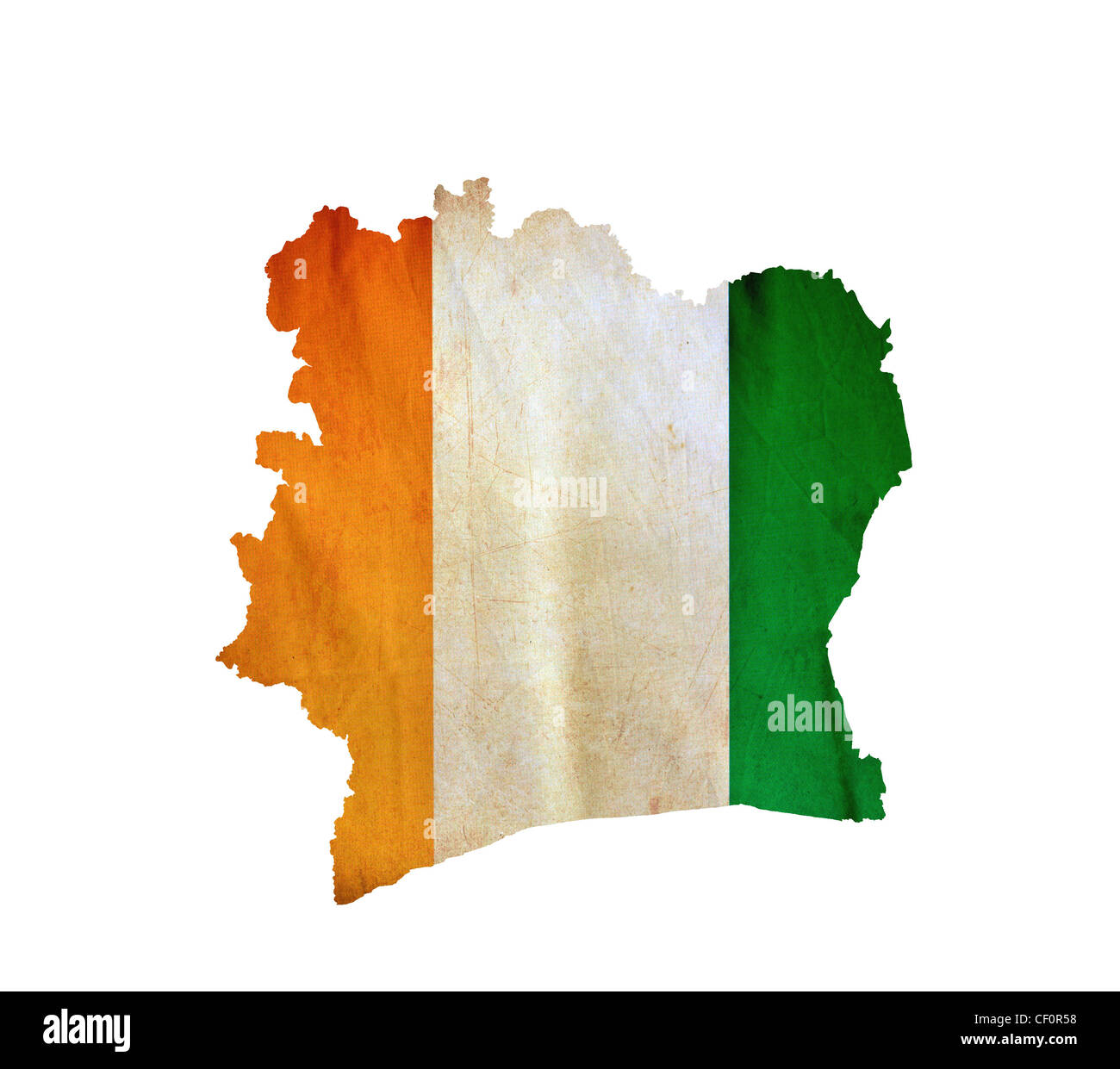 Map of ivory coast hi-res stock photography and images - Alamy