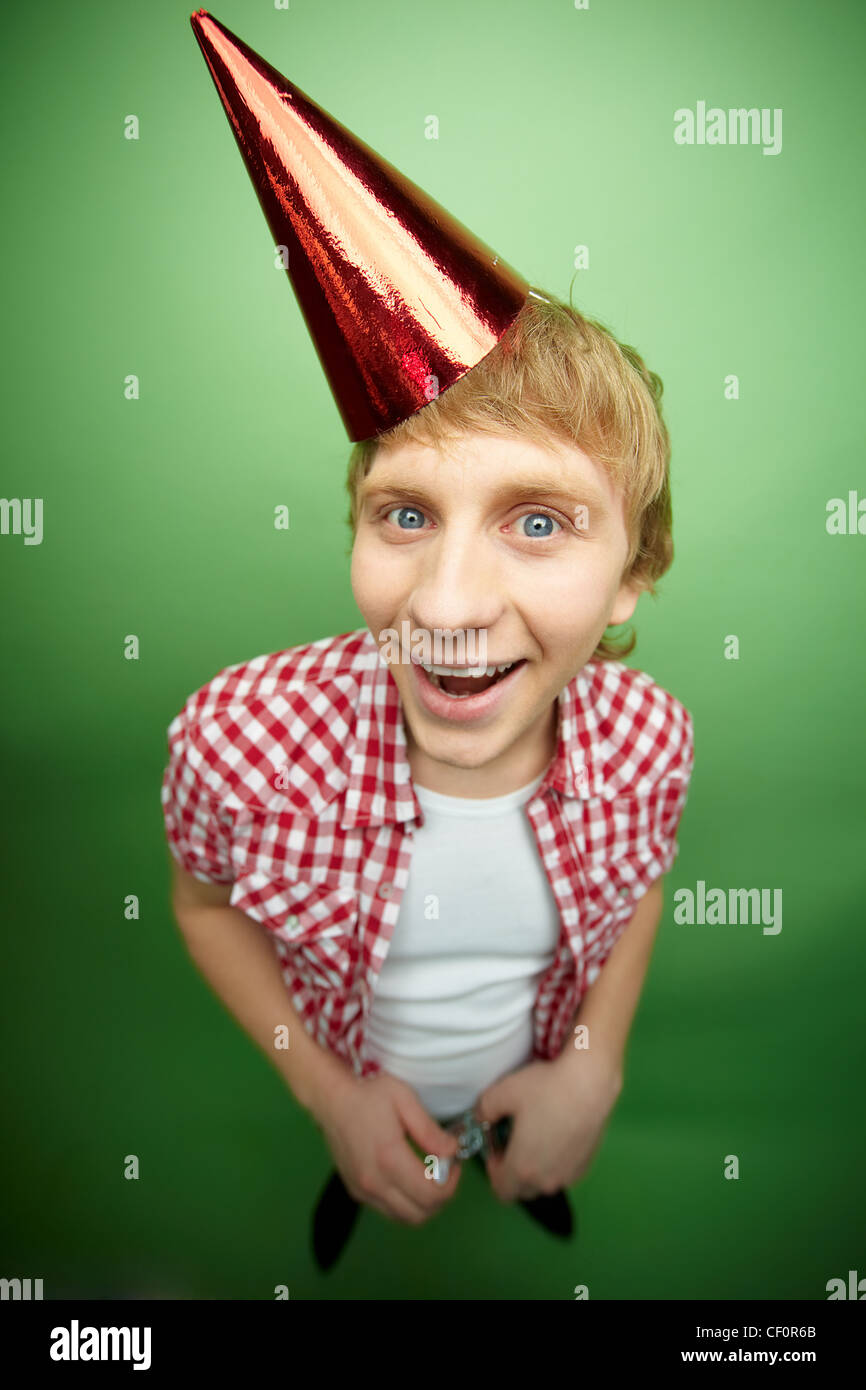 Funny guy smiling camera fools hi-res stock photography and images - Alamy