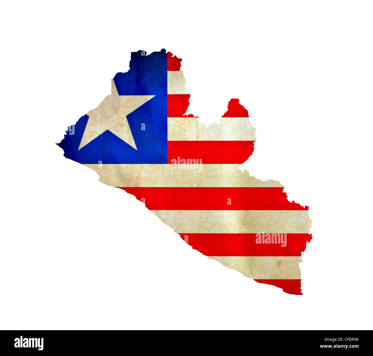 Map of liberia hi-res stock photography and images - Alamy