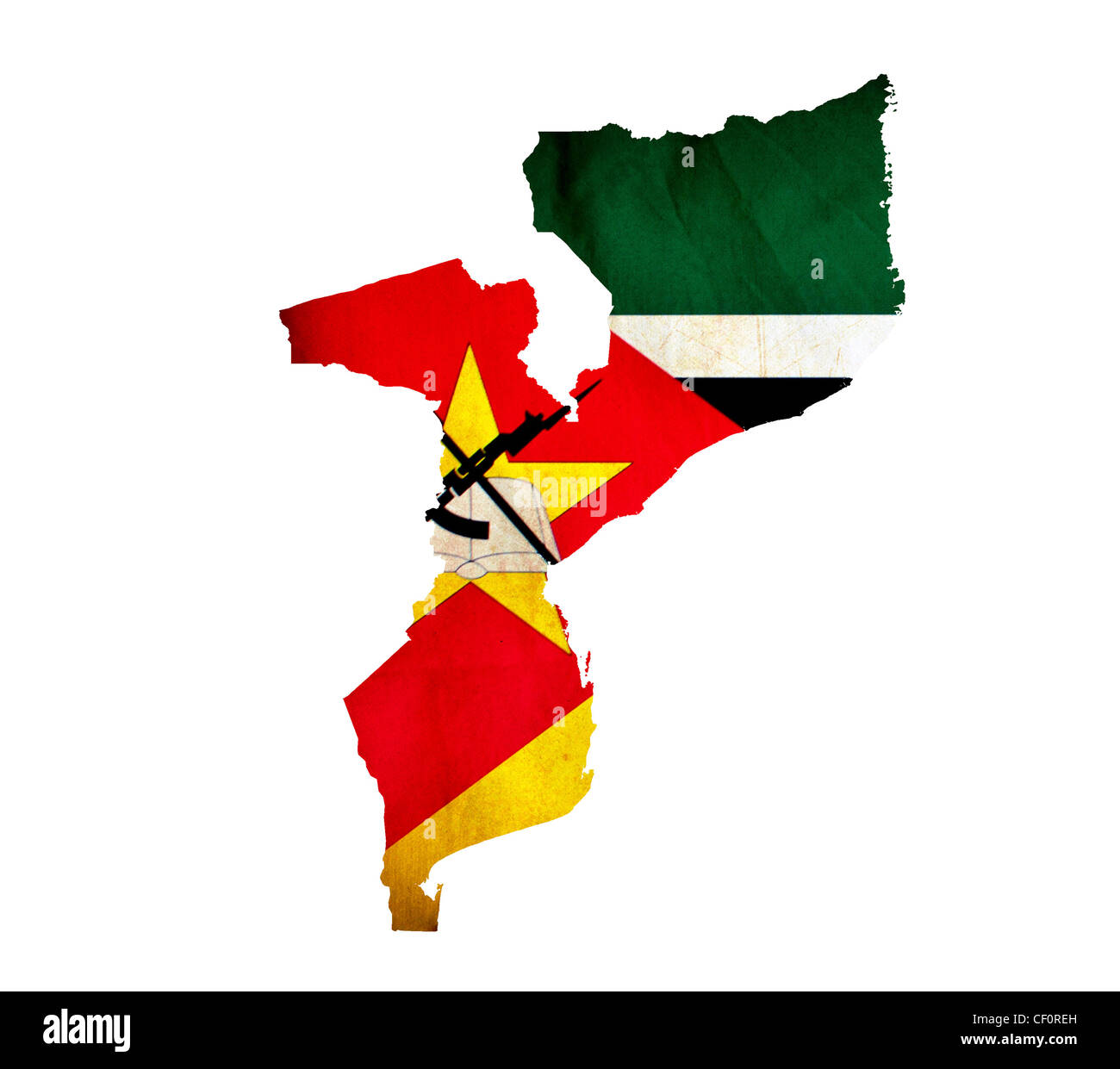 Map of mozambique hi-res stock photography and images - Alamy
