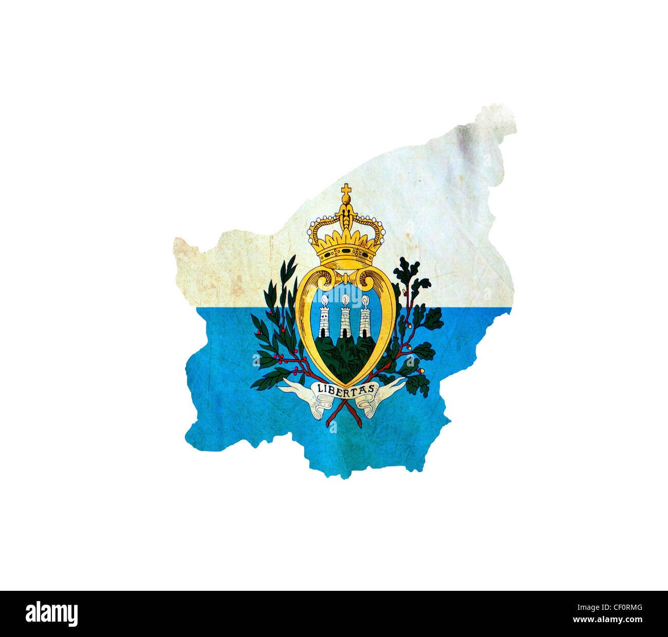 San marino map vector Cut Out Stock Images & Pictures - Alamy