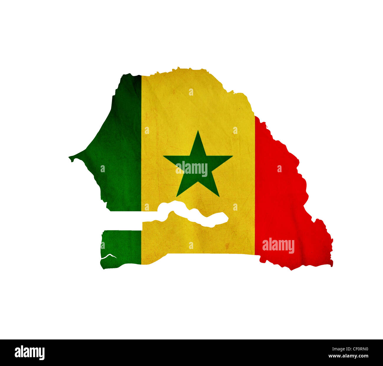 Map of senegal hi-res stock photography and images - Alamy