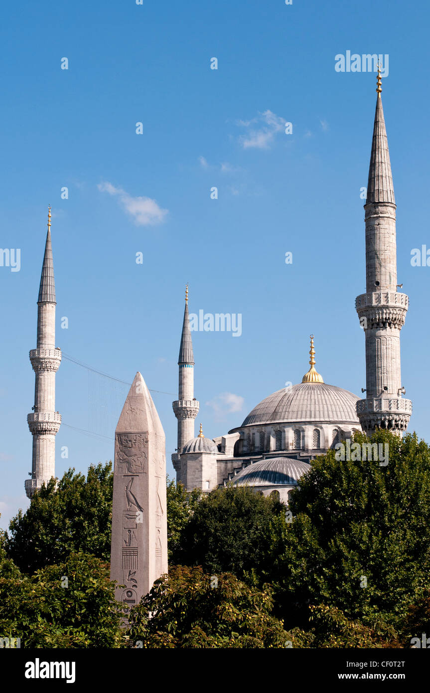 The Blue Mosque viewed from the Museum of Turkish and Islamic Arts ...