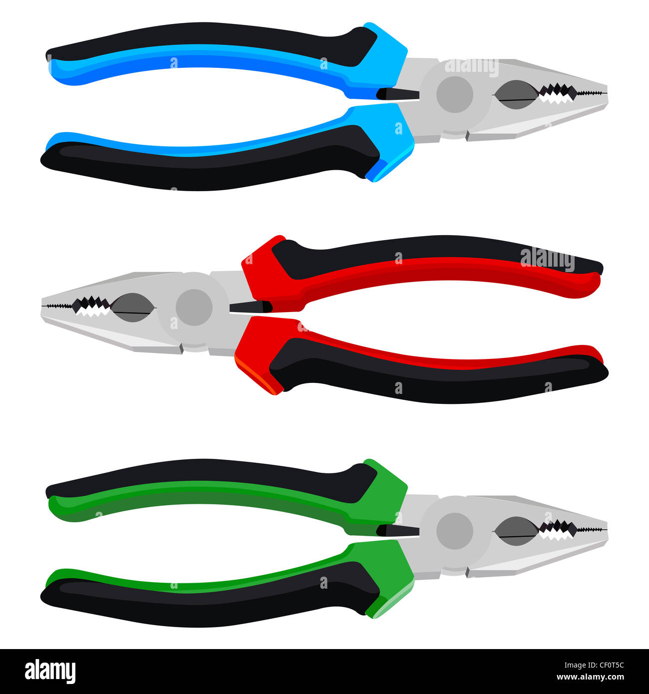 Instrument pliers on a white background, vector illustration Stock ...
