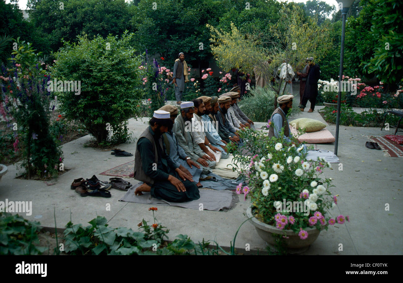 A pray to Allah. Islam is the official state religion of Afghanistan ...