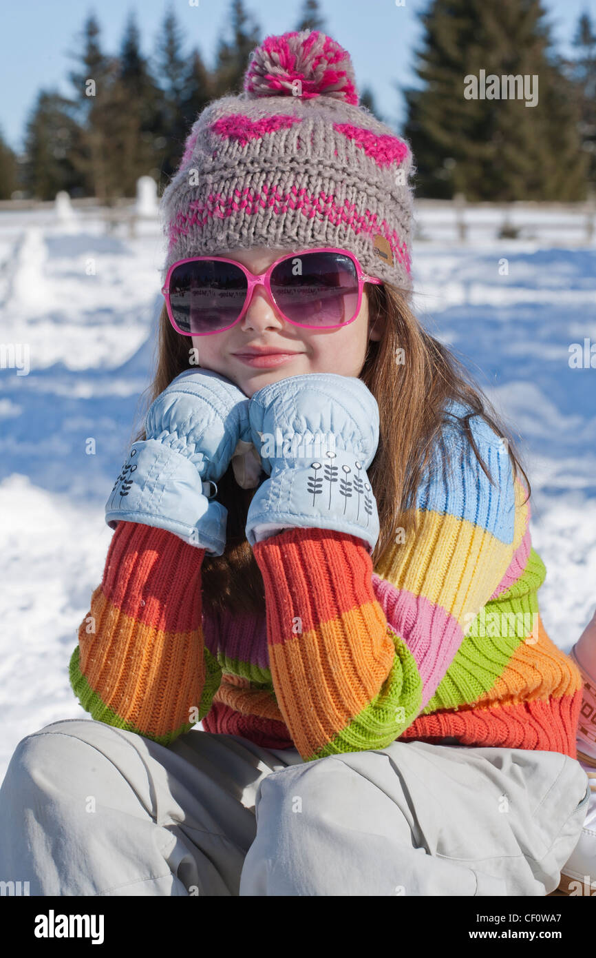 Cool pretty girl winter hi-res stock photography and images - Alamy