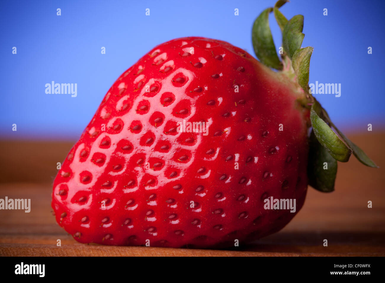 Strawberry macro in high resolution Stock Photo - Alamy