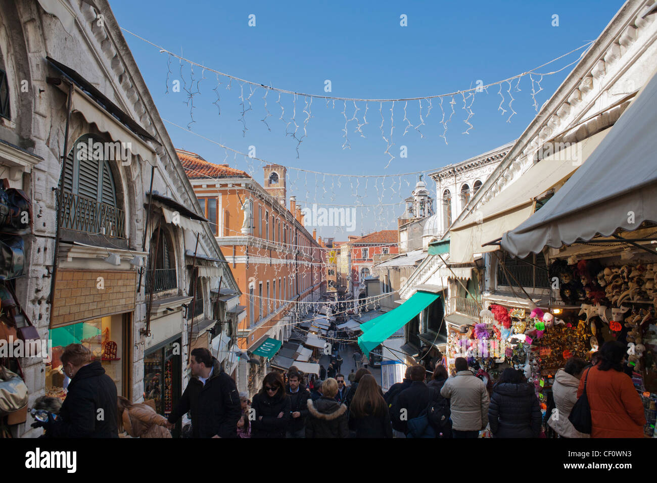 Crowded street of Venice Stock Photo - Alamy
