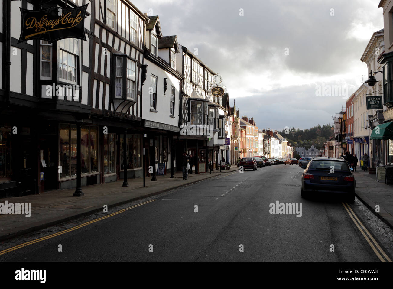 Rural merchant town of ludlow hi-res stock photography and images - Alamy