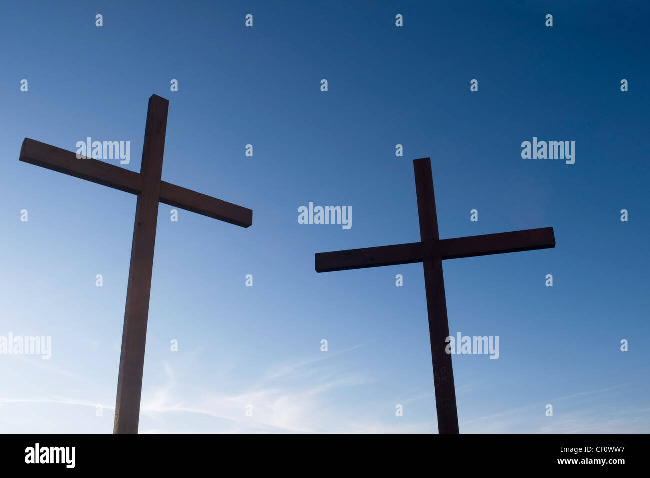 Pair of crosses hi-res stock photography and images - Alamy