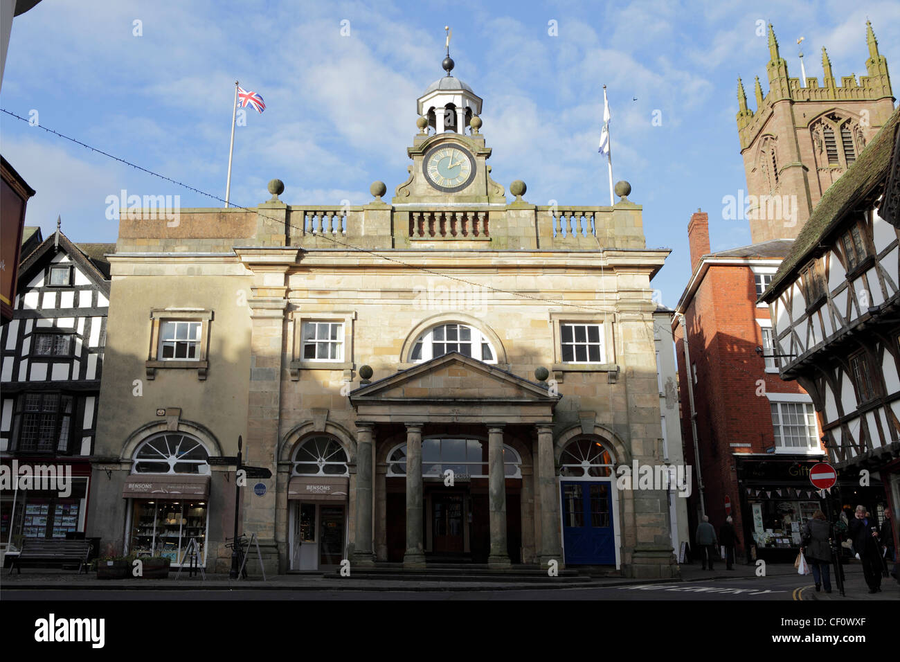Butter Cross was built in 1744 for the purpose of Ludlow`s butter ...