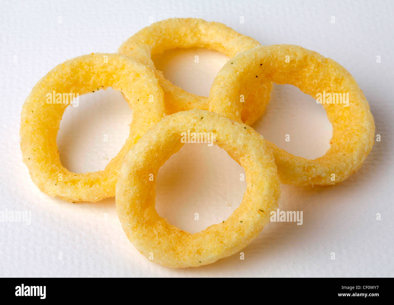 ONION RING SNACKS Stock Photo - Alamy