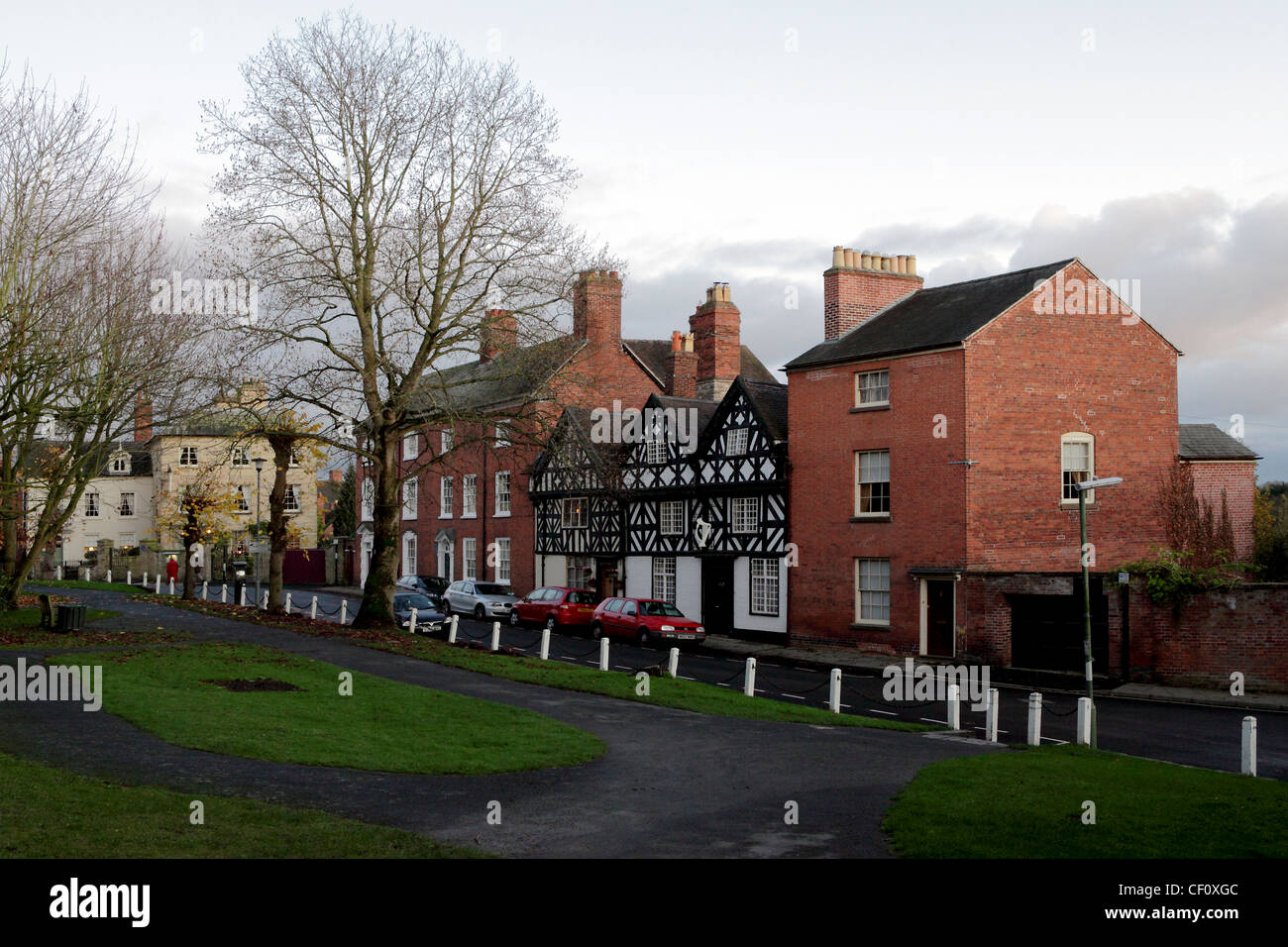 English traditional architecture in Dinham,Ludlow,Shropshire Stock ...