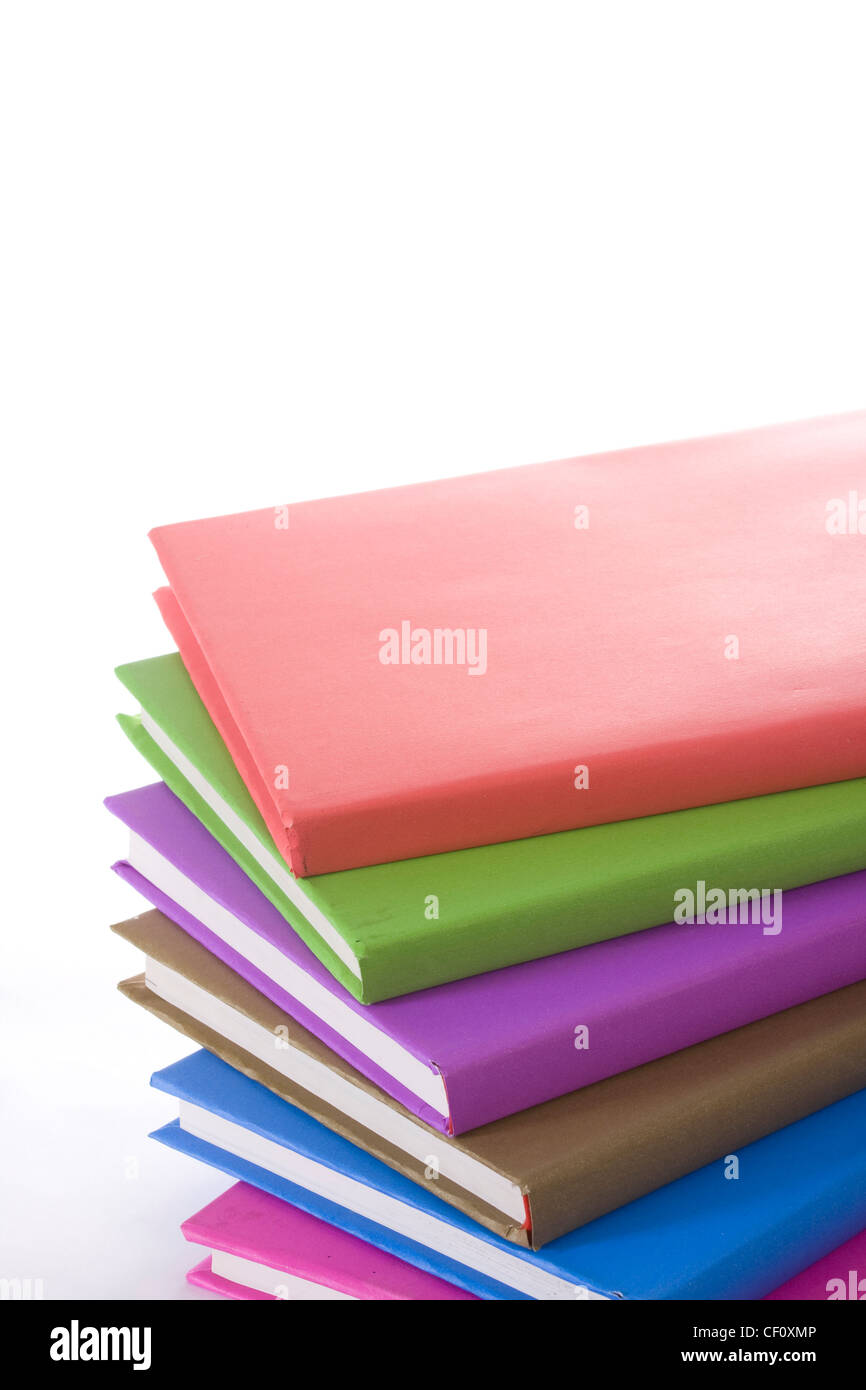 Colorful book stack hi-res stock photography and images - Alamy