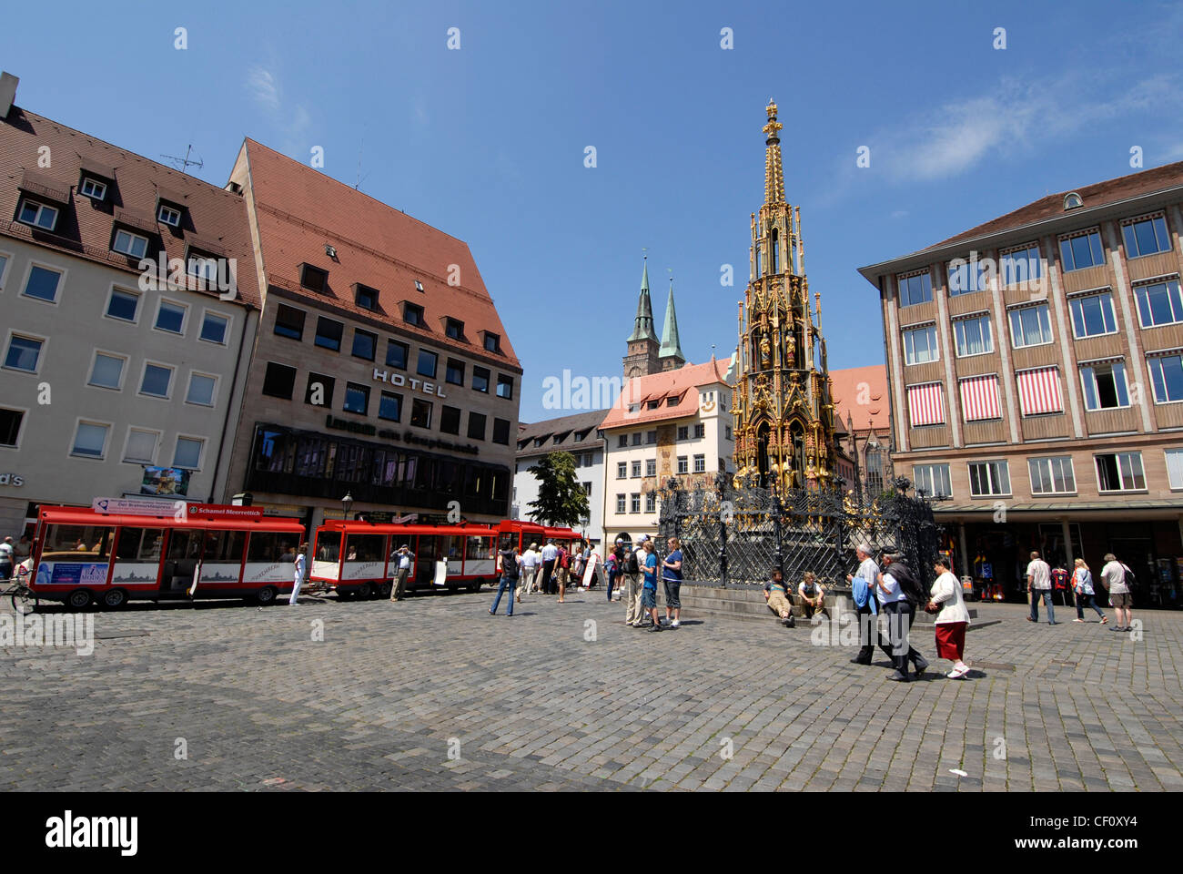 Nuremberg's main market square hi-res stock photography and images - Alamy