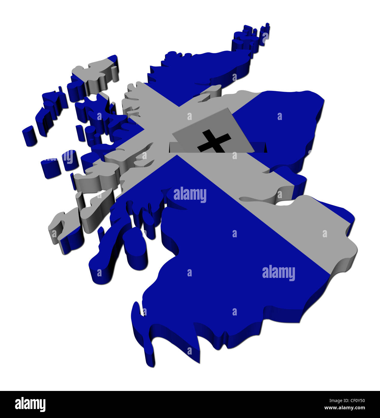 Scottish independence map hi-res stock photography and images - Alamy