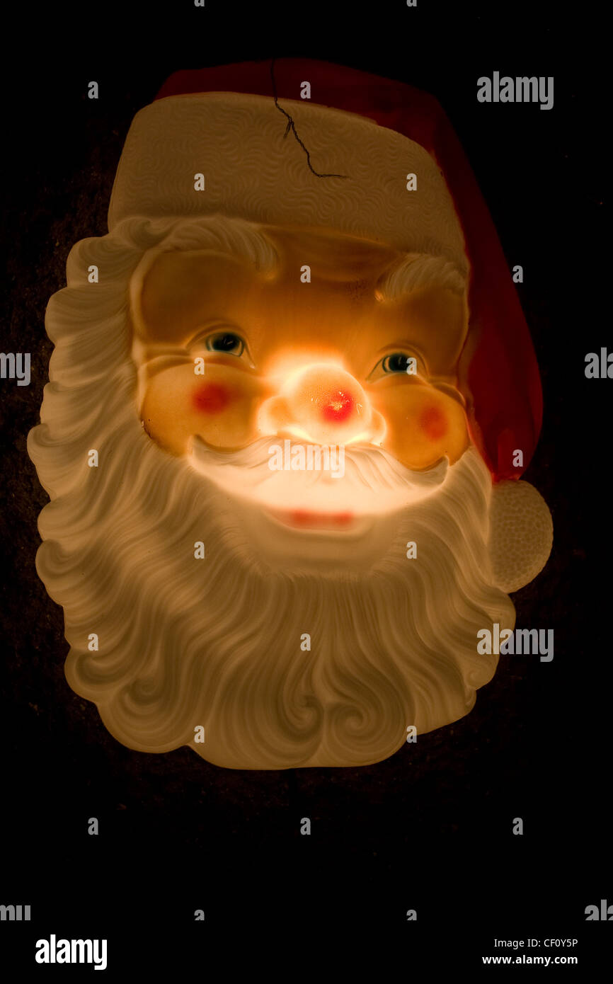 Father christmas face hi-res stock photography and images - Alamy