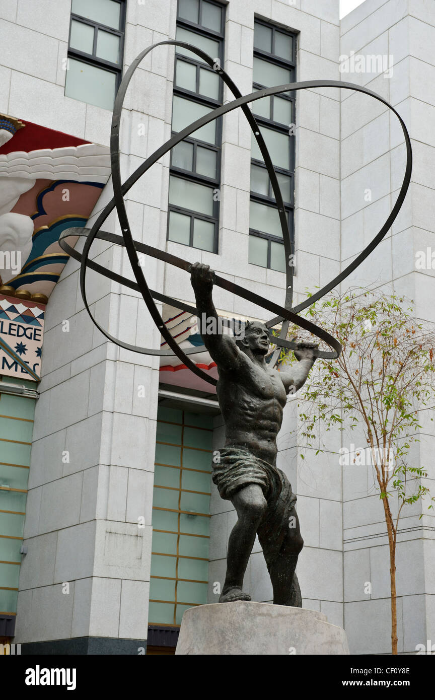 Atlas statue universal studios singapore hi-res stock photography and ...