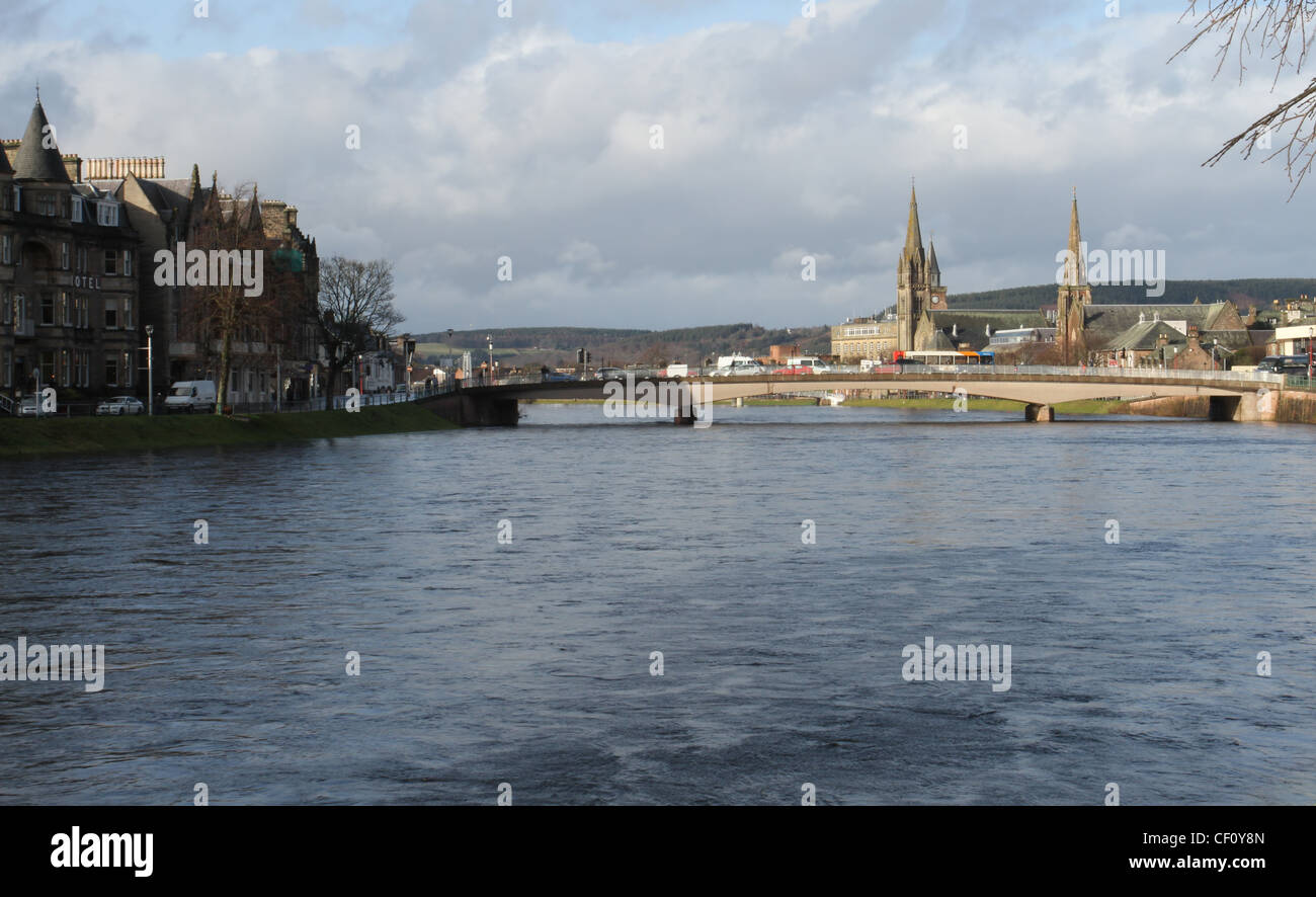 Inverness waterfront Scotland February 2012 Stock Photo - Alamy